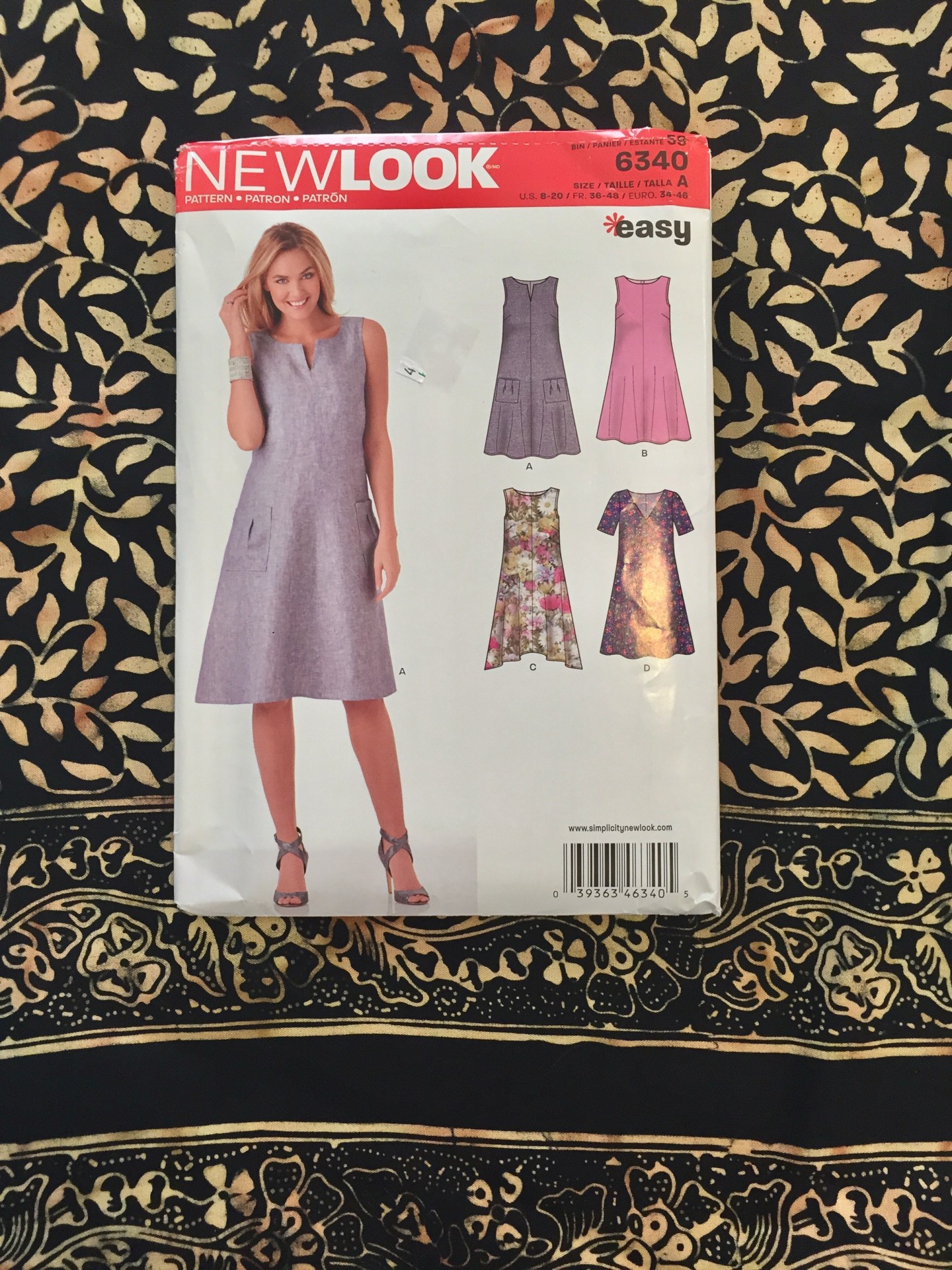 New Look 6340 : Buffet Dress – Janine Sews