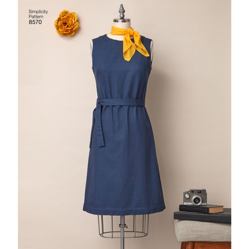 Simplicity 8570 ~ Simple Dress – Janine Sews